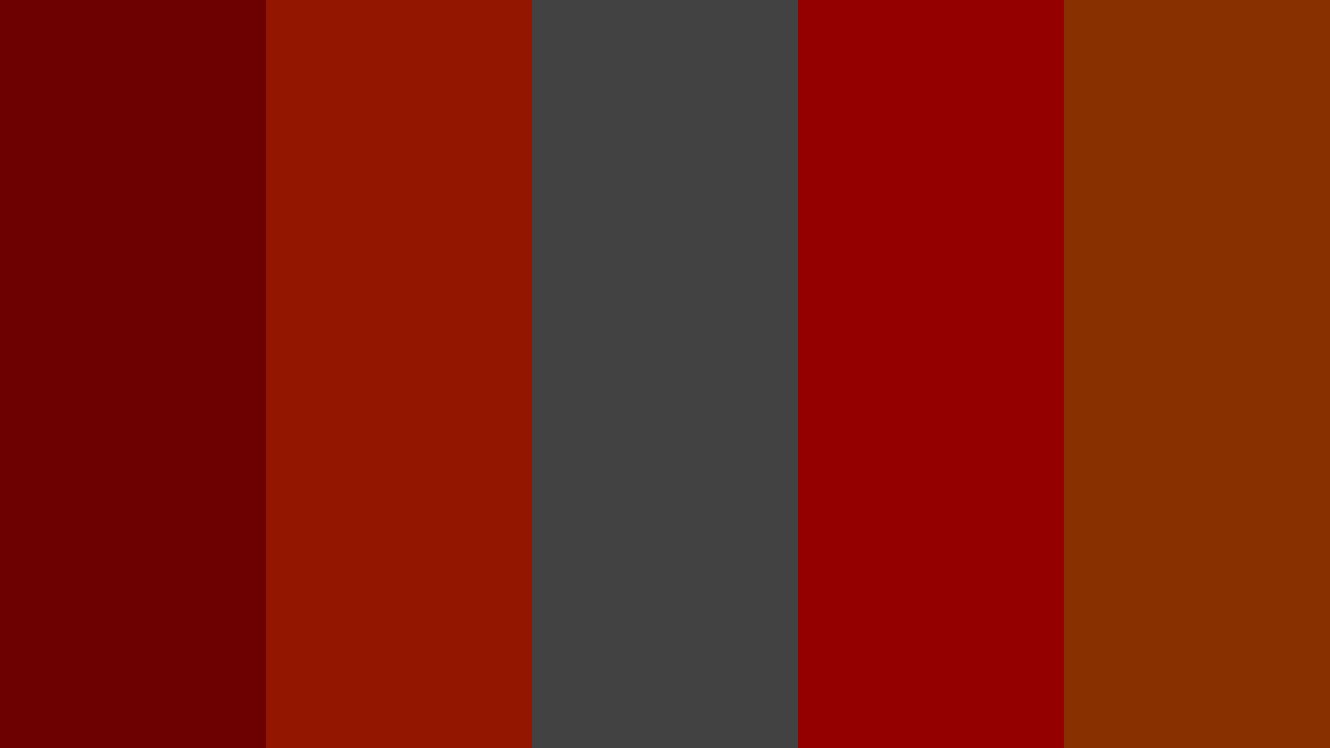 Fireball Taki Logo Palette #6D0000 #921600 #424242 #940000 #893000 Hex