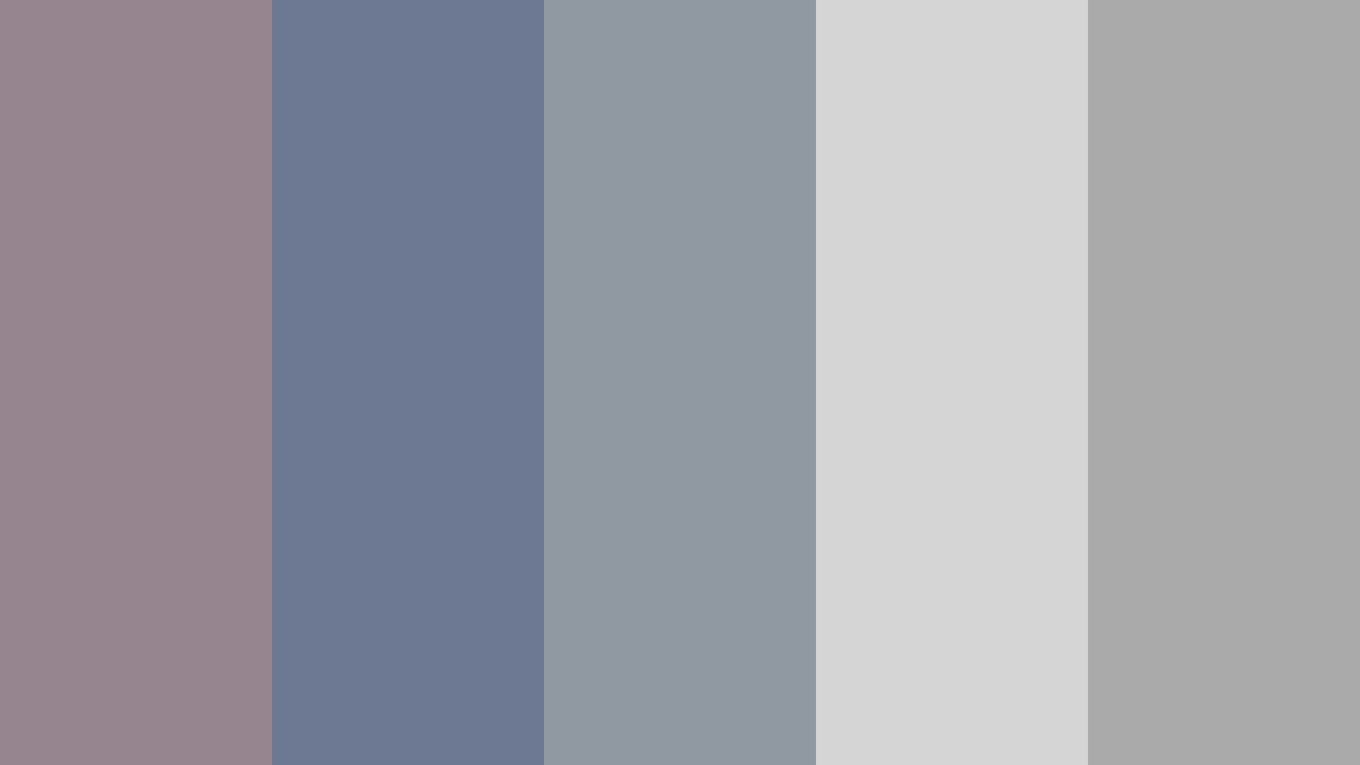 Ict 2 Logo Palette #96858F #6D7993 #9099A2 #D5D5D5 #AAAAAA Hex