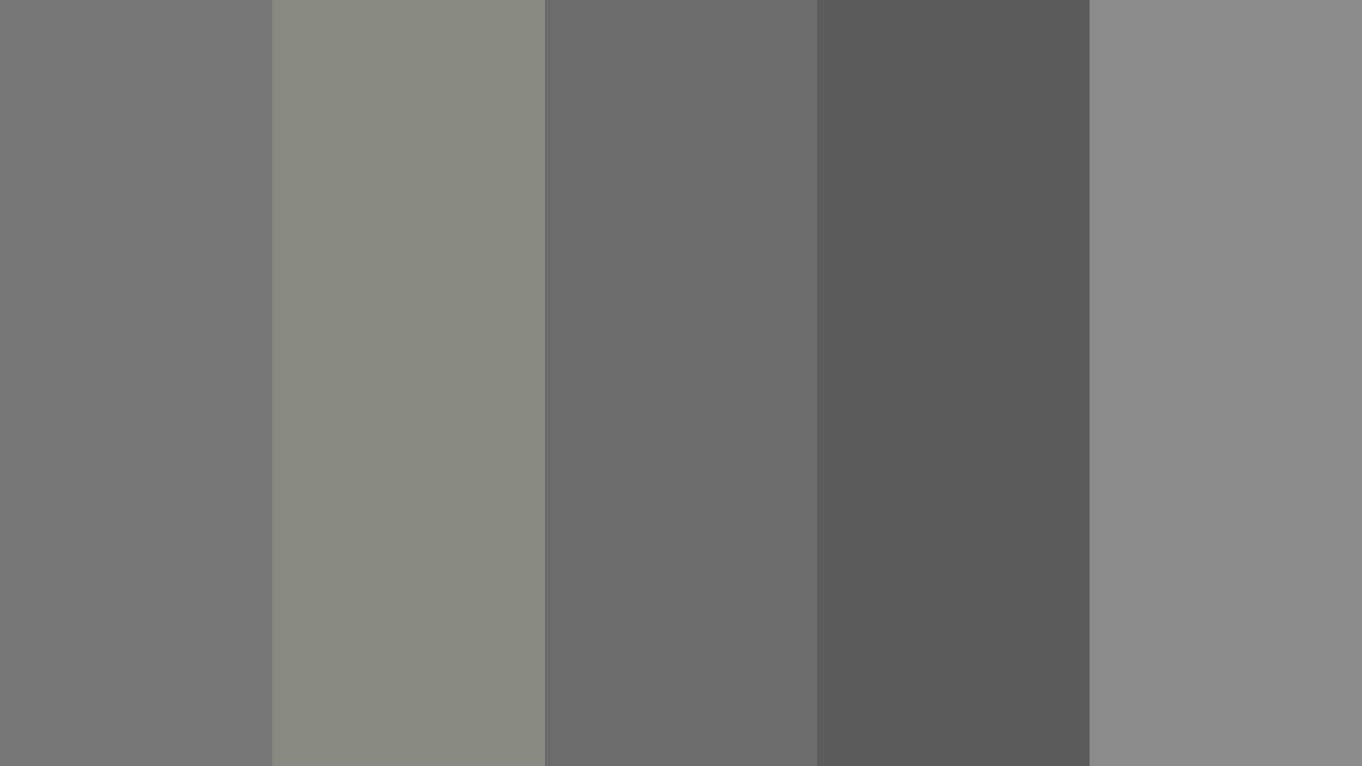 Grays Logo Palette #797979 #888883 #6E6E6D #5D5D5A #8C8C8C Hex